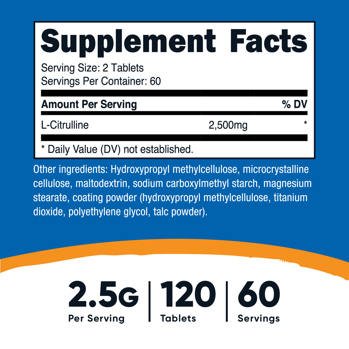Nutricost L-Citrulline Tablets – eSupplements.com