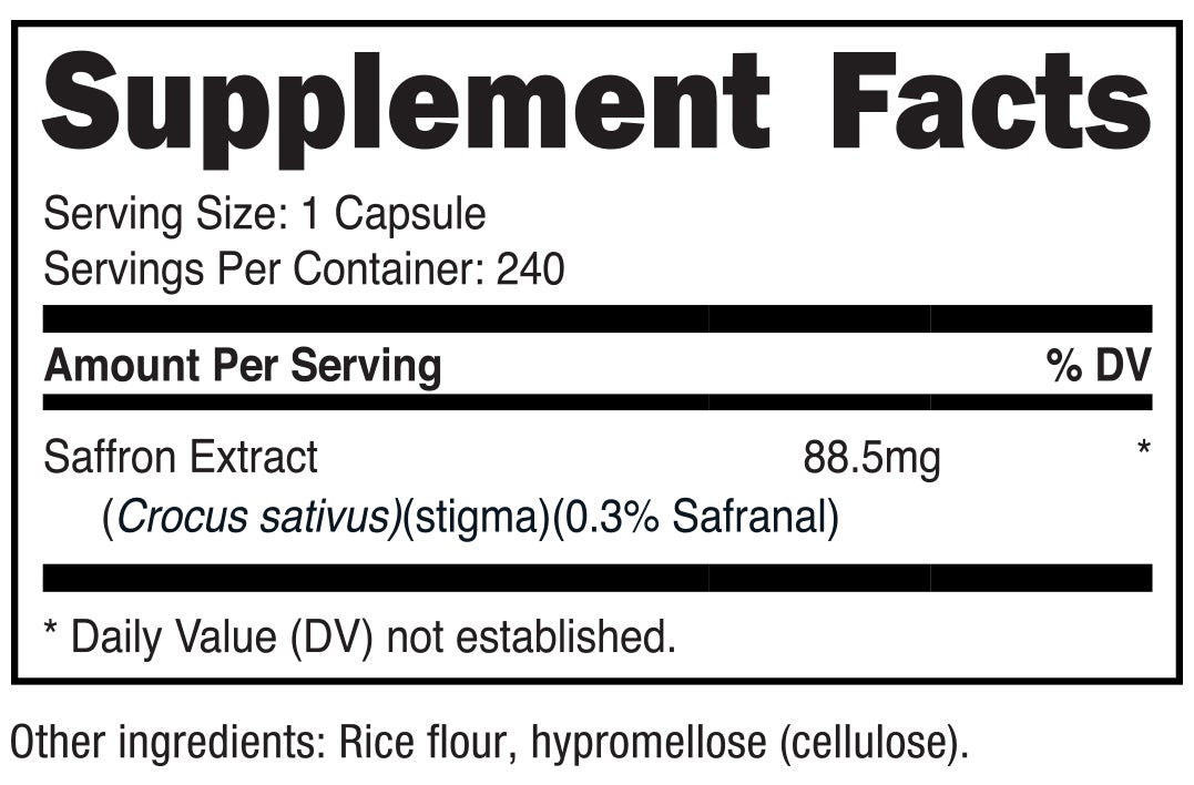 Nutricost Saffron Extract Capsules – eSupplements.com