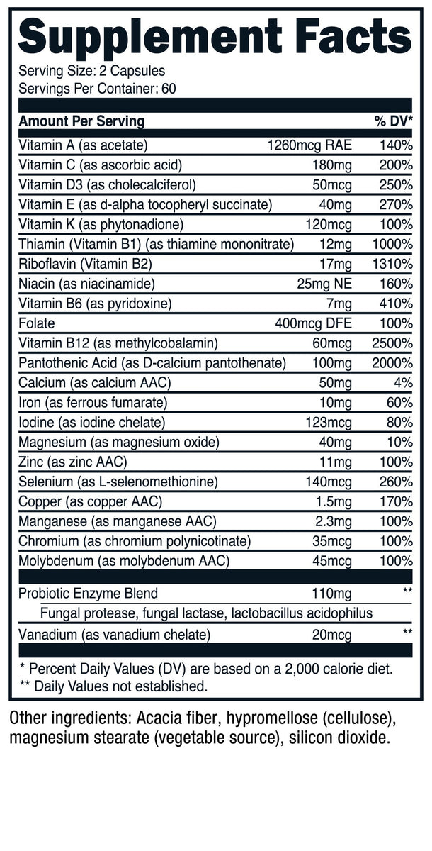 Nutricost Multivitamin Capsules – eSupplements.com