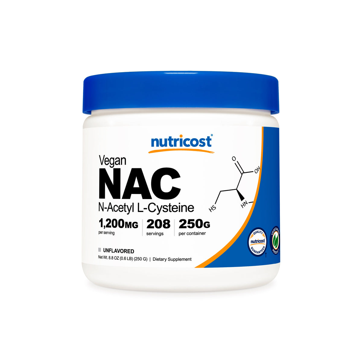 Nutricost N-Acetyl Cysteine (NAC) Vegetarian Powder – eSupplements.com