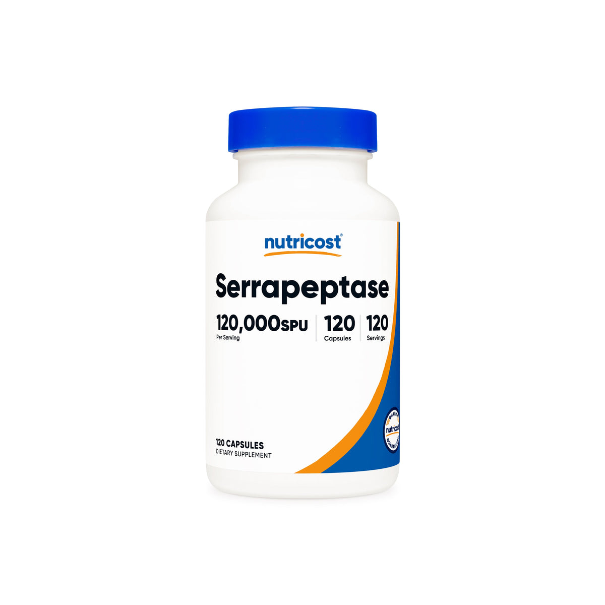 Nutricost Serrapeptase 120,000 SPU (20 MG) (120 CAP) – eSupplements.com