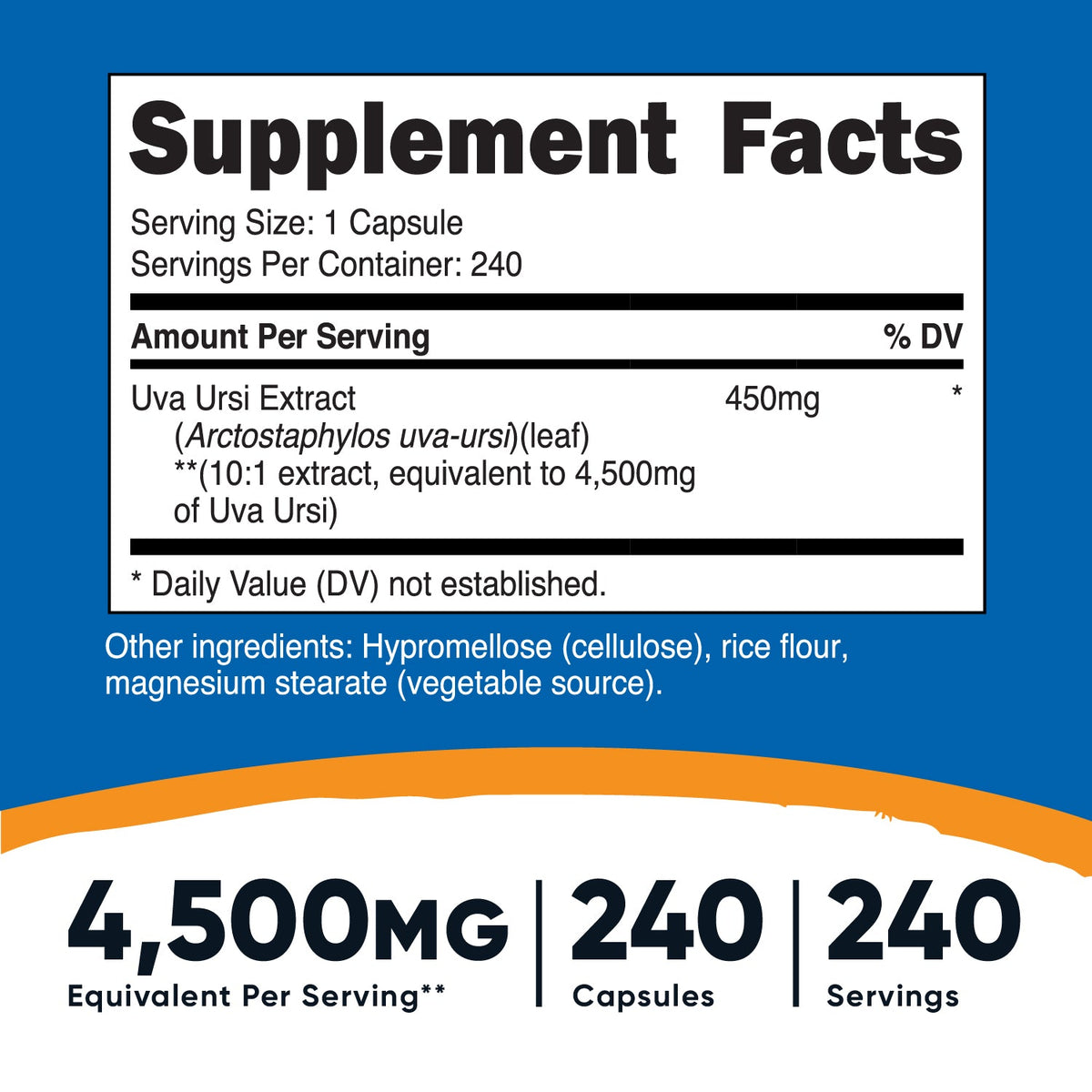 Nutricost Uva Ursi Capsules – eSupplements.com